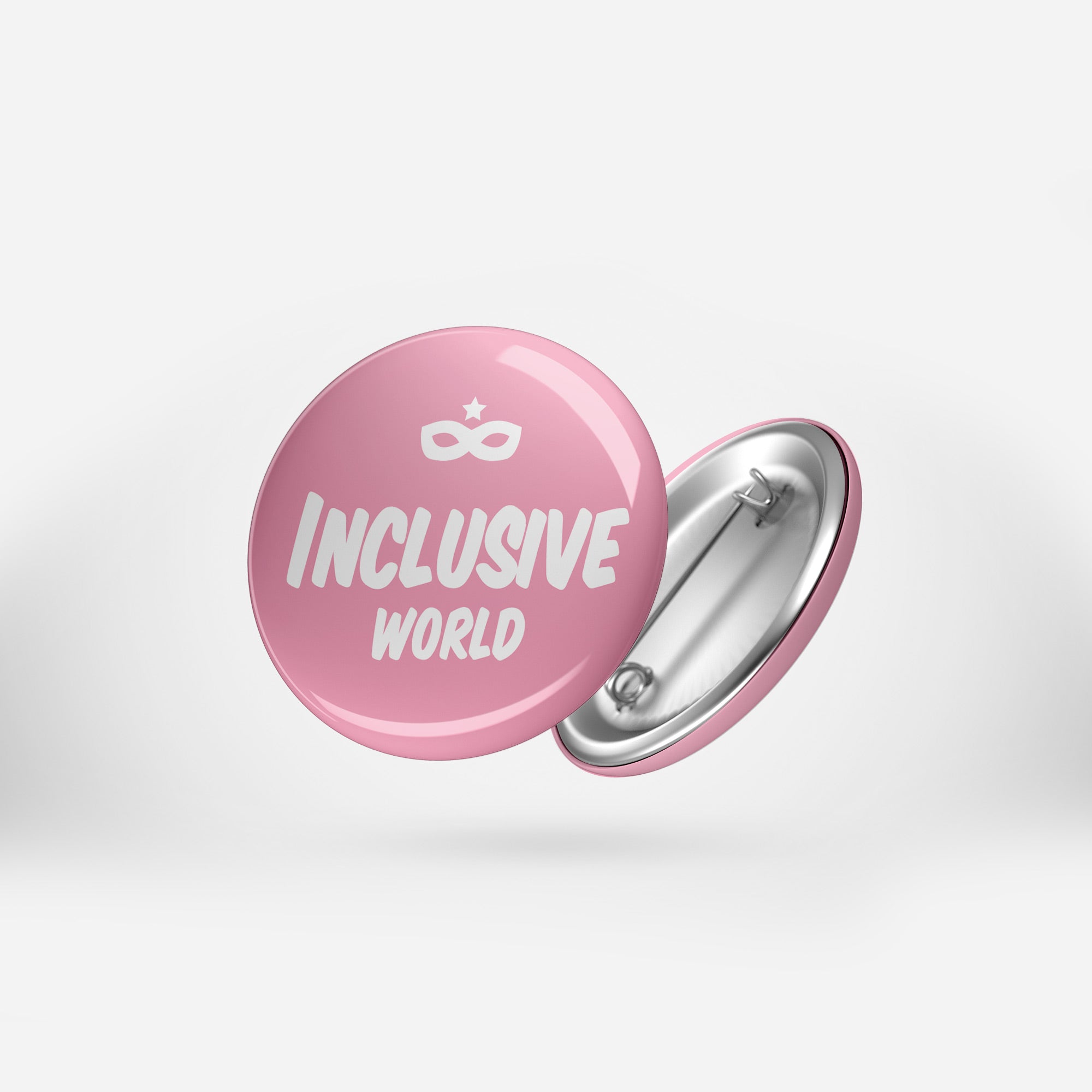 Badge INCLUSIVE WORLD - Ø 32mm